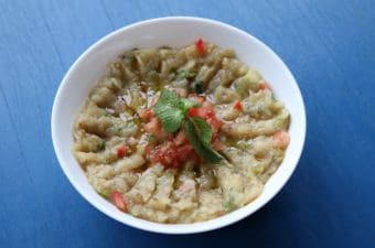 Lebanese Roasted Eggplant Salad by Zaatar and Zaytoun