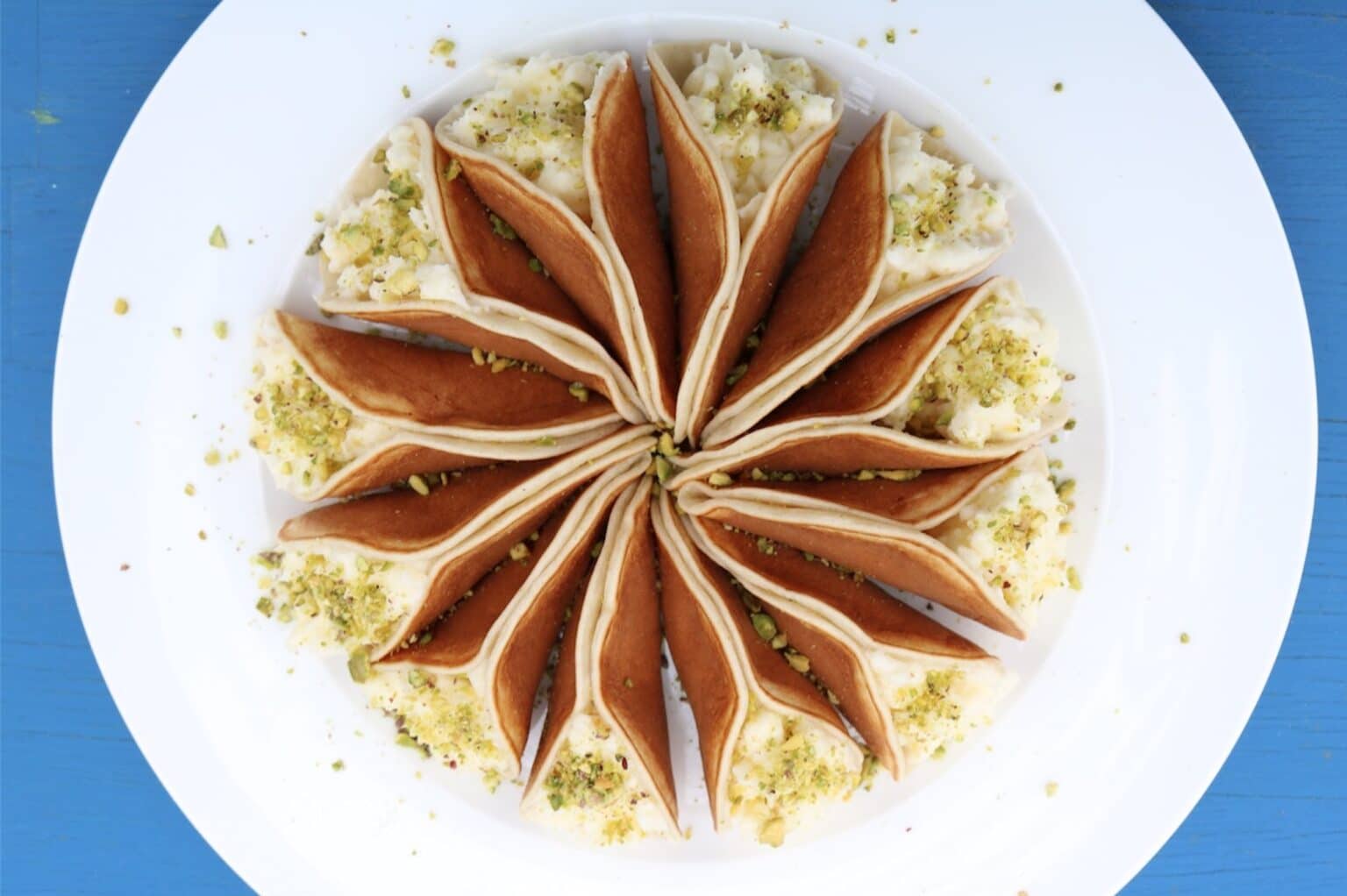 Katayef b Kashta (Lebanese Cream Dessert) by Zaatar and Zaytoun