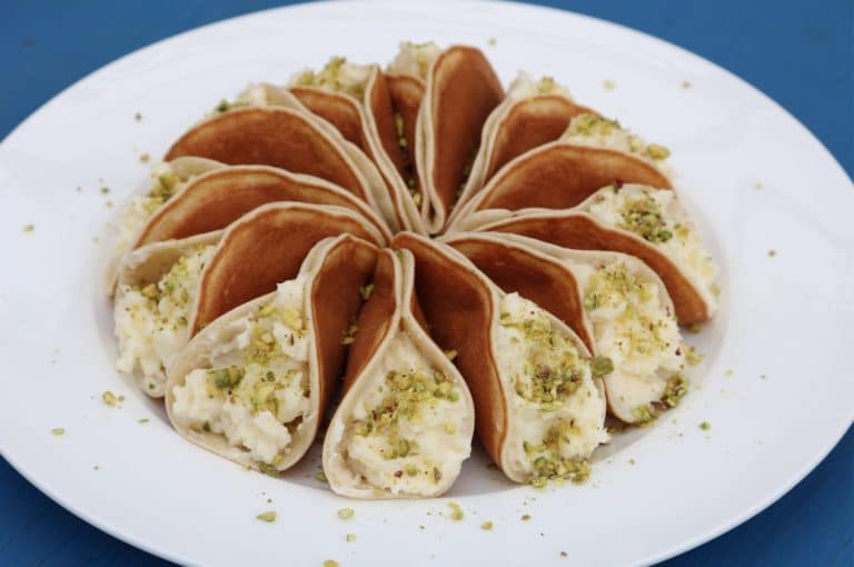 Katayef b Kashta (Lebanese Cream Dessert) by Zaatar and Zaytoun