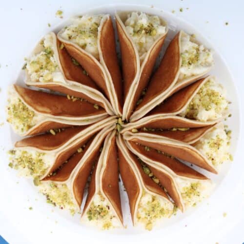 Katayef b Kashta (Lebanese Cream Dessert) by Zaatar and Zaytoun