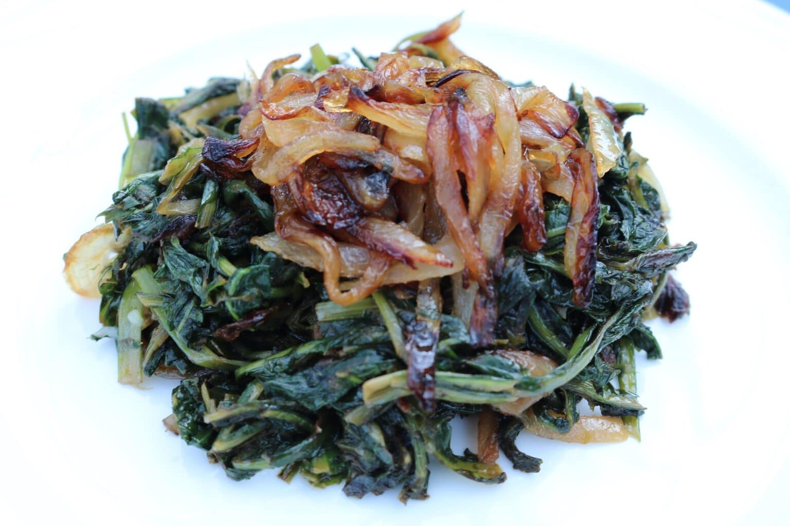 Hindbeh b'Zeit (Dandelion Leaves in Oil by Zaatar and Zaytoun