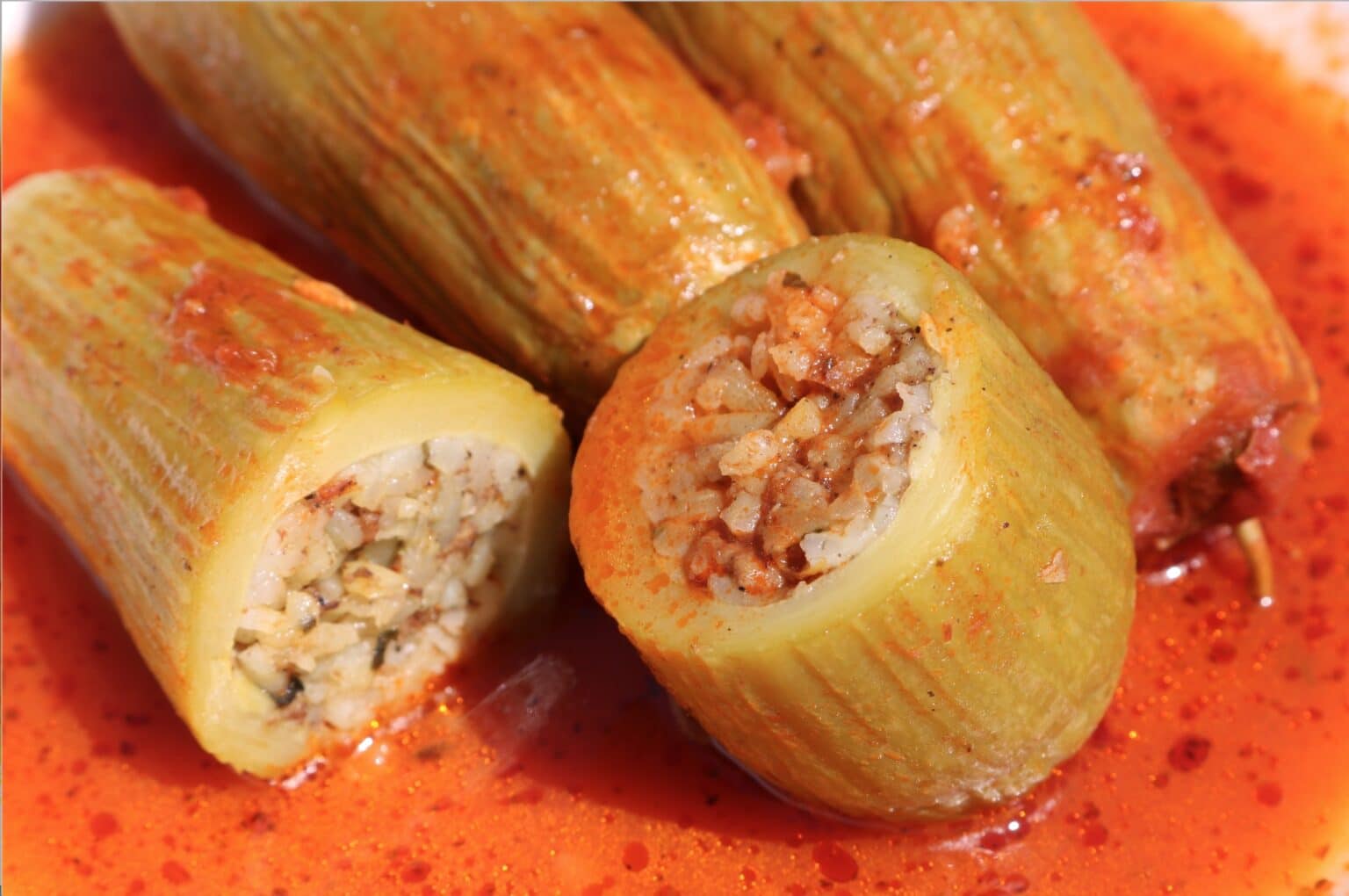 Kousa Mahshi (Stuffed zucchini) by Zaatar and Zaytoun