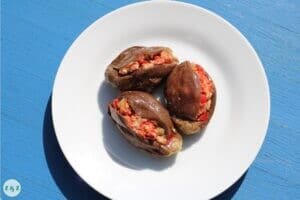 Lebanese Makdous (Cured Eggplants) by Zaatar and Zaytoun