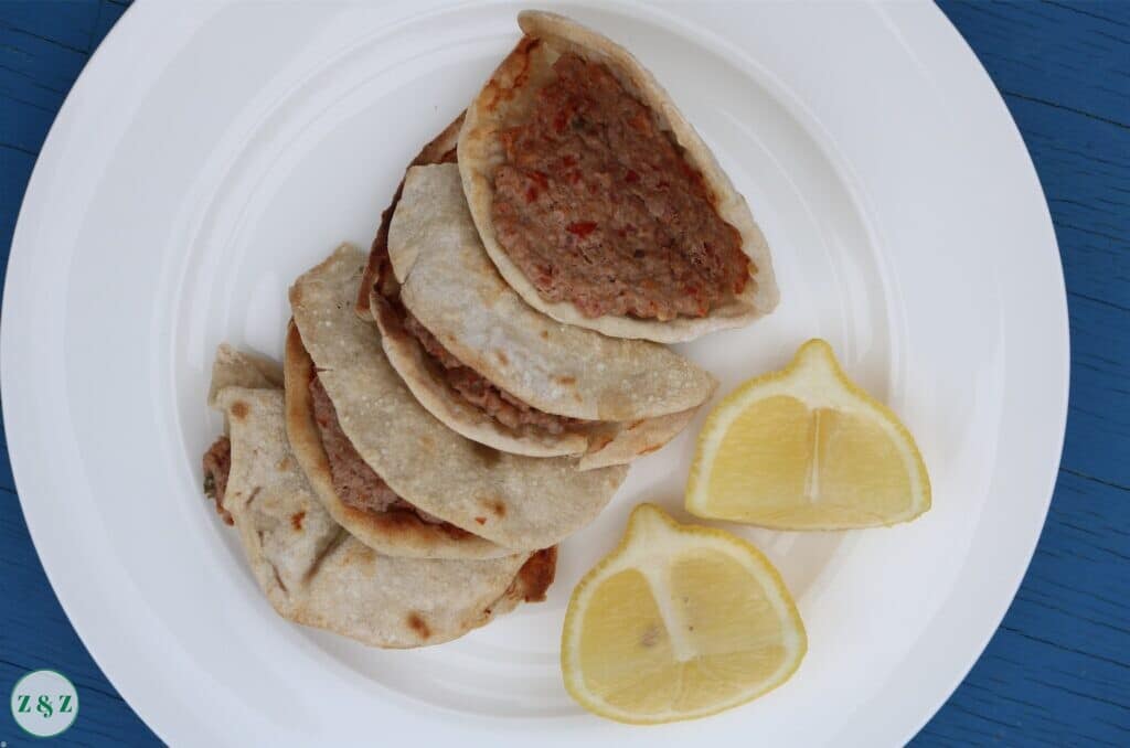 Lahm bi ajeen (Lebanese meat pies) by Zaatar and Zaytoun