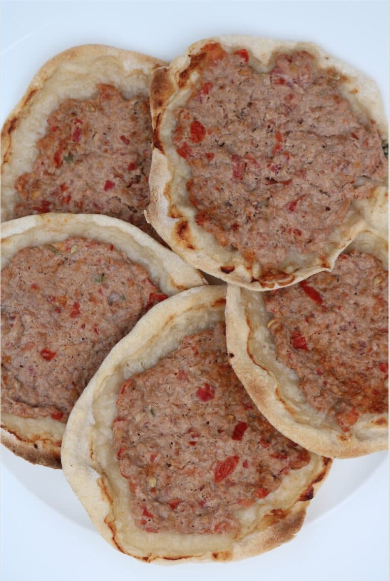 Lahm bi ajeen (Lebanese meat pies) by Zaatar and Zaytoun