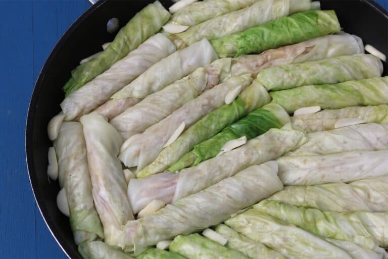 Malfouf Mahshi (Lebanese Stuffed Cabbage Rolls) by Zaatar and Zaytoun