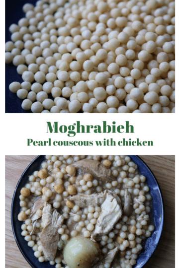 Moghrabieh with chicken by Zaatar and Zaytoun - Lebanese Recipes
