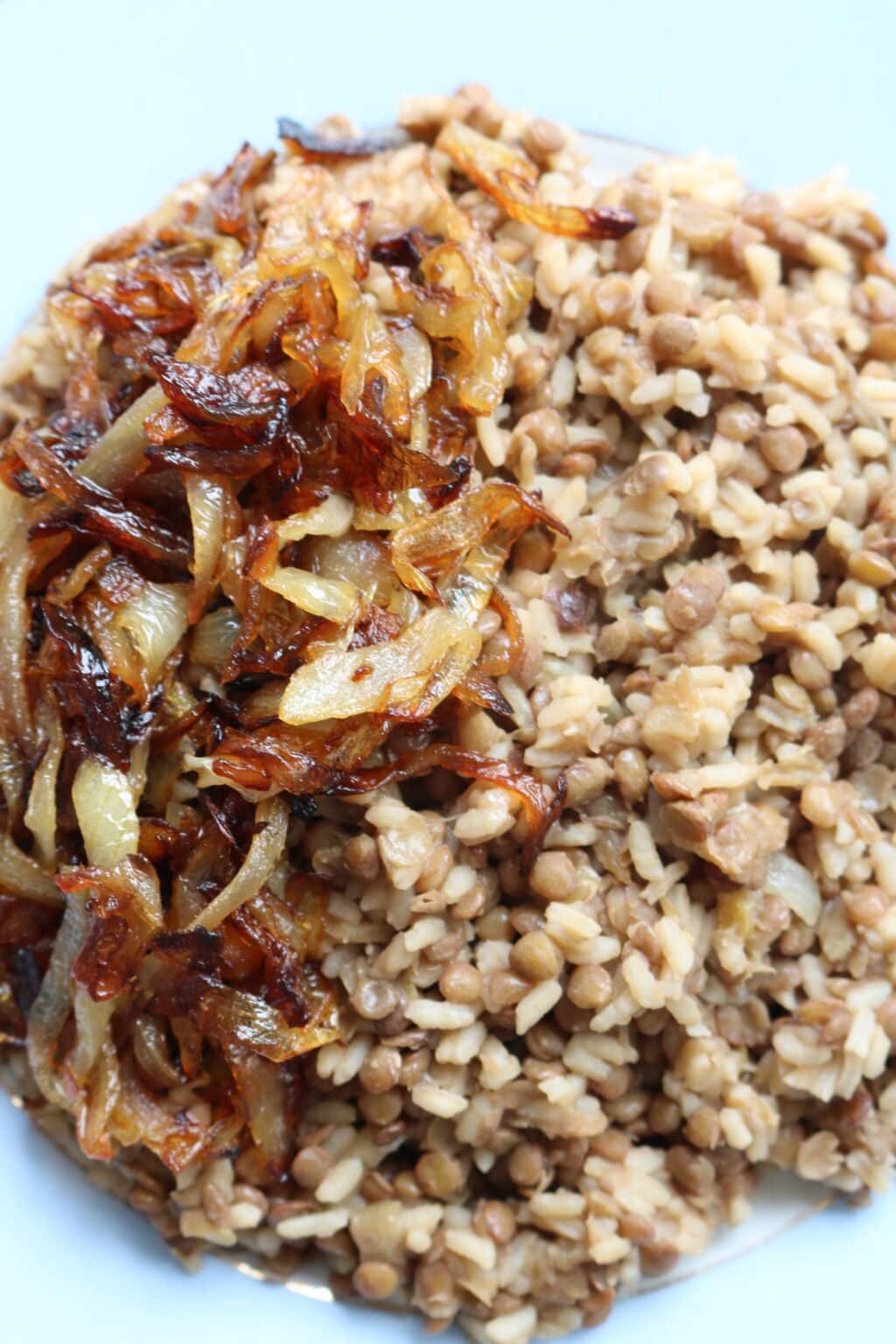 Lebanese Mujadara (Lentil Rice) by Zaatar and Zaytoun