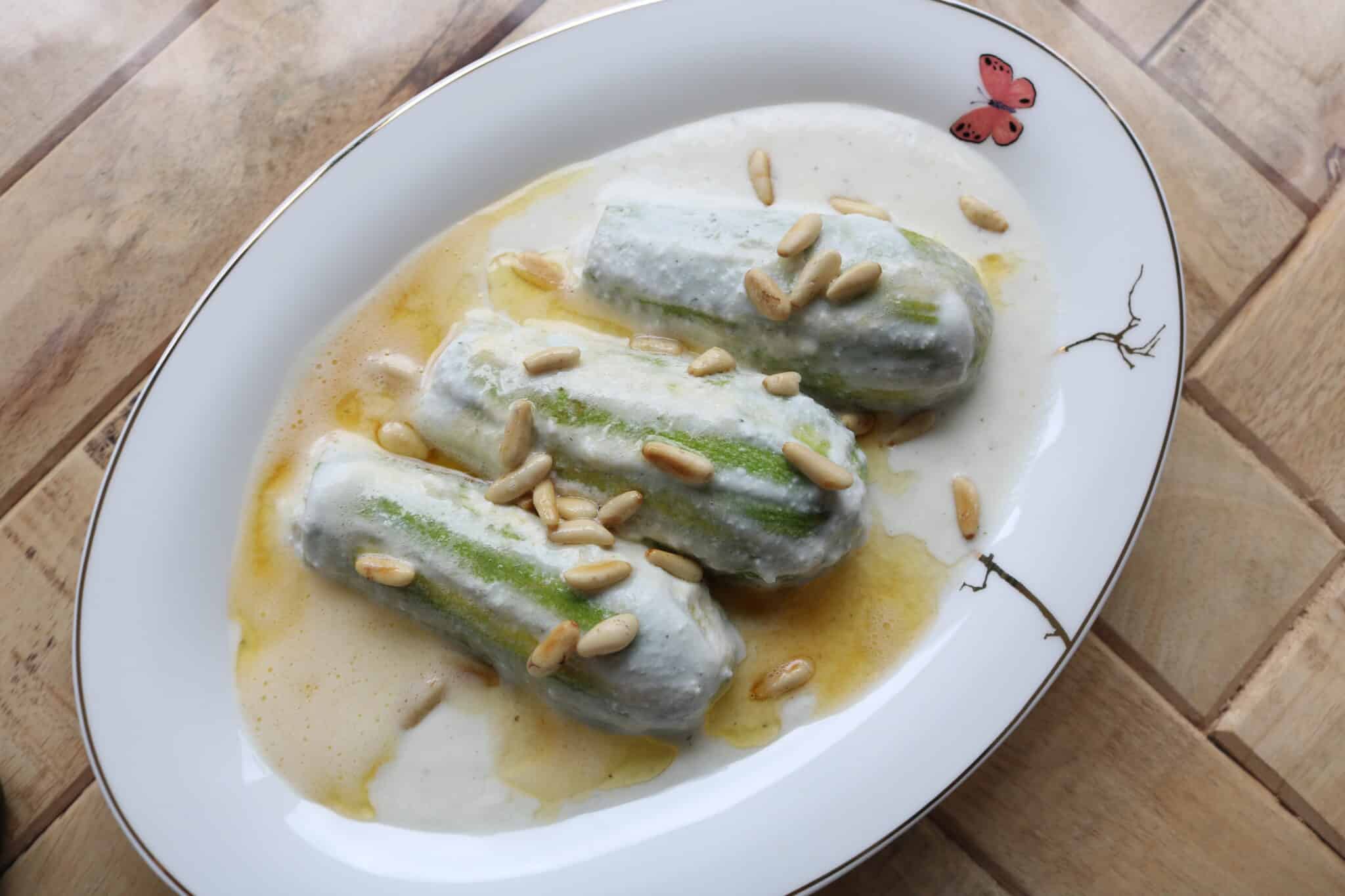 Kousa bil Laban by Zaatar and Zaytoun - Lebanese Recipes