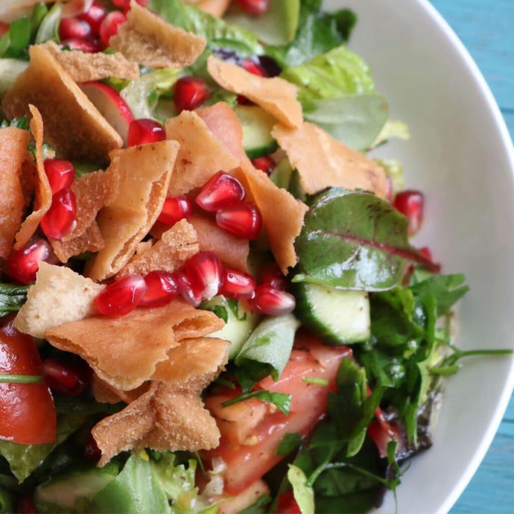 Lebanese Fattoush Salad by Zaatar and Zaytoun - Lebanese Recipes