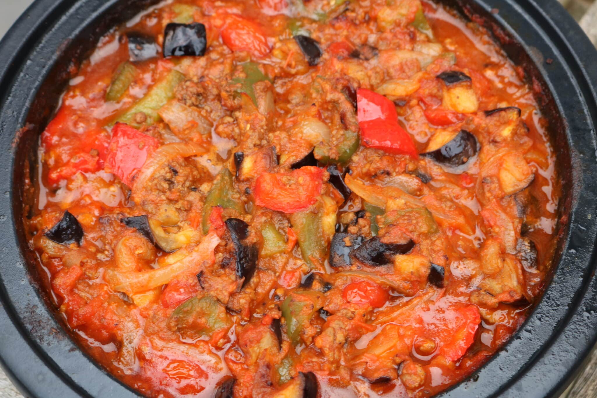Eggplant Stew (Mnazalet batinjan) by Zaatar and Zaytoun
